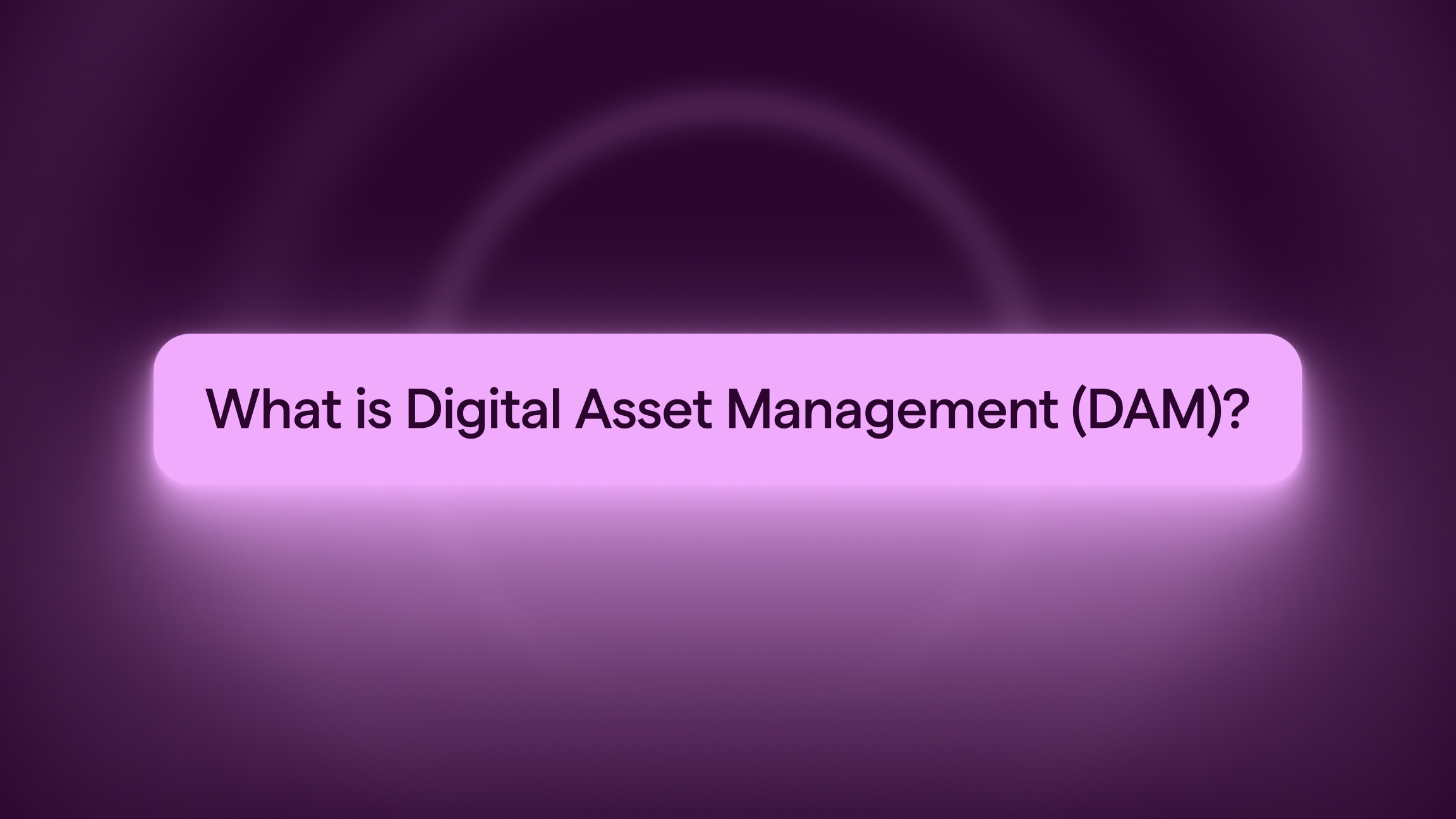 What is Digital Asset Management (DAM)?
